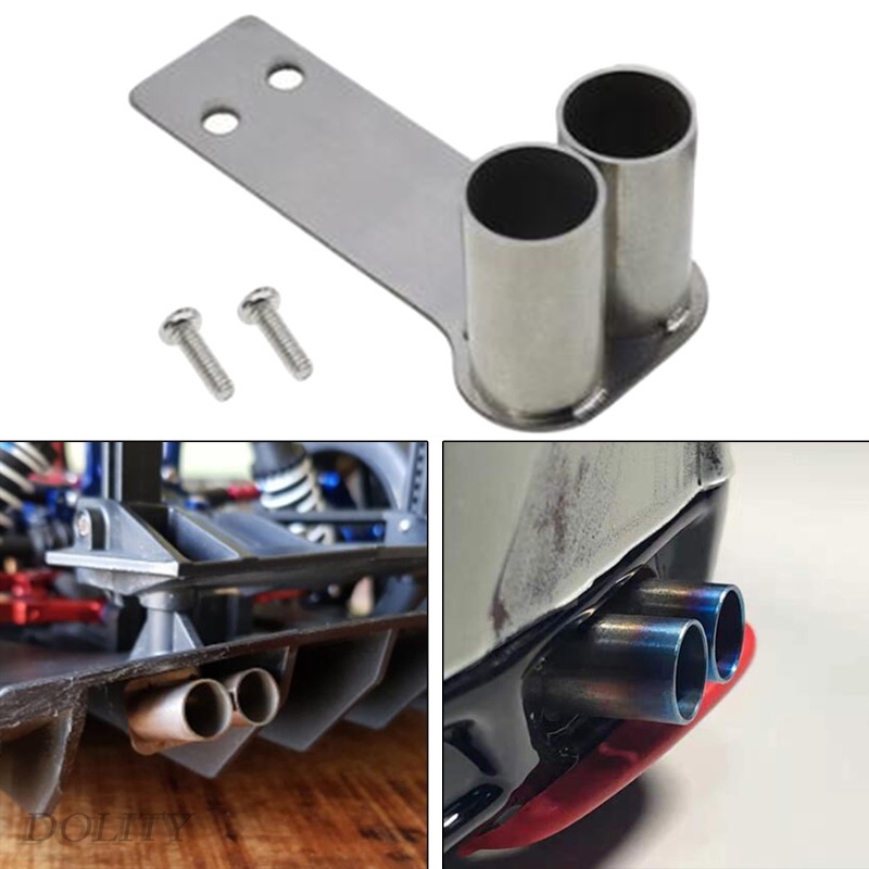 RC Car Simulation Metal Exhaust Pipe for 1/10 Model Drift Car Tamiya ...