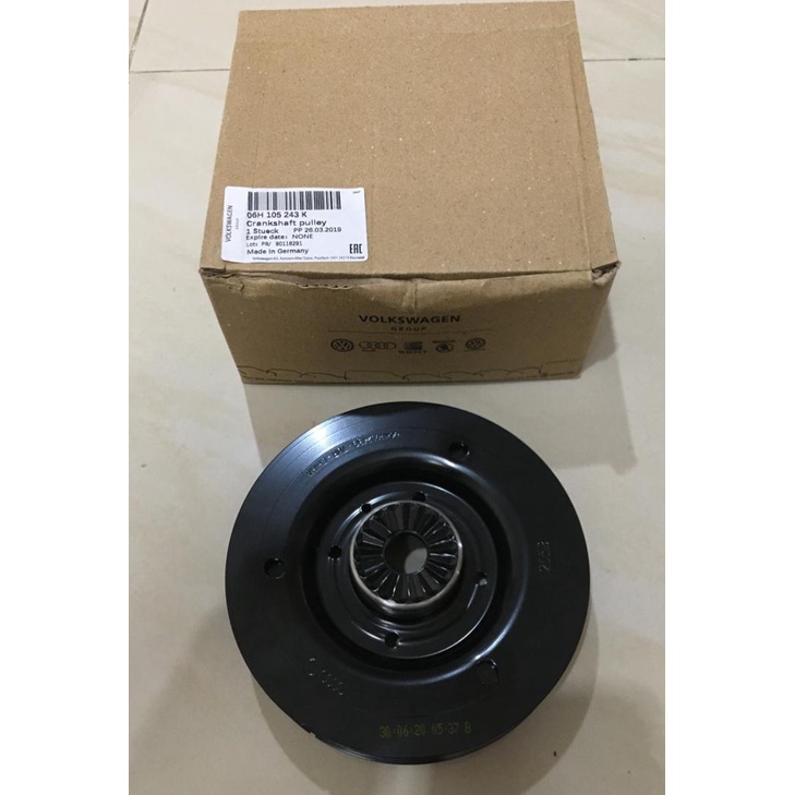 06H105243K CRANKSHAFT PULLEY MAIN PULLEY EA888 VW GOLF MK6 2.0 PASSAT ...