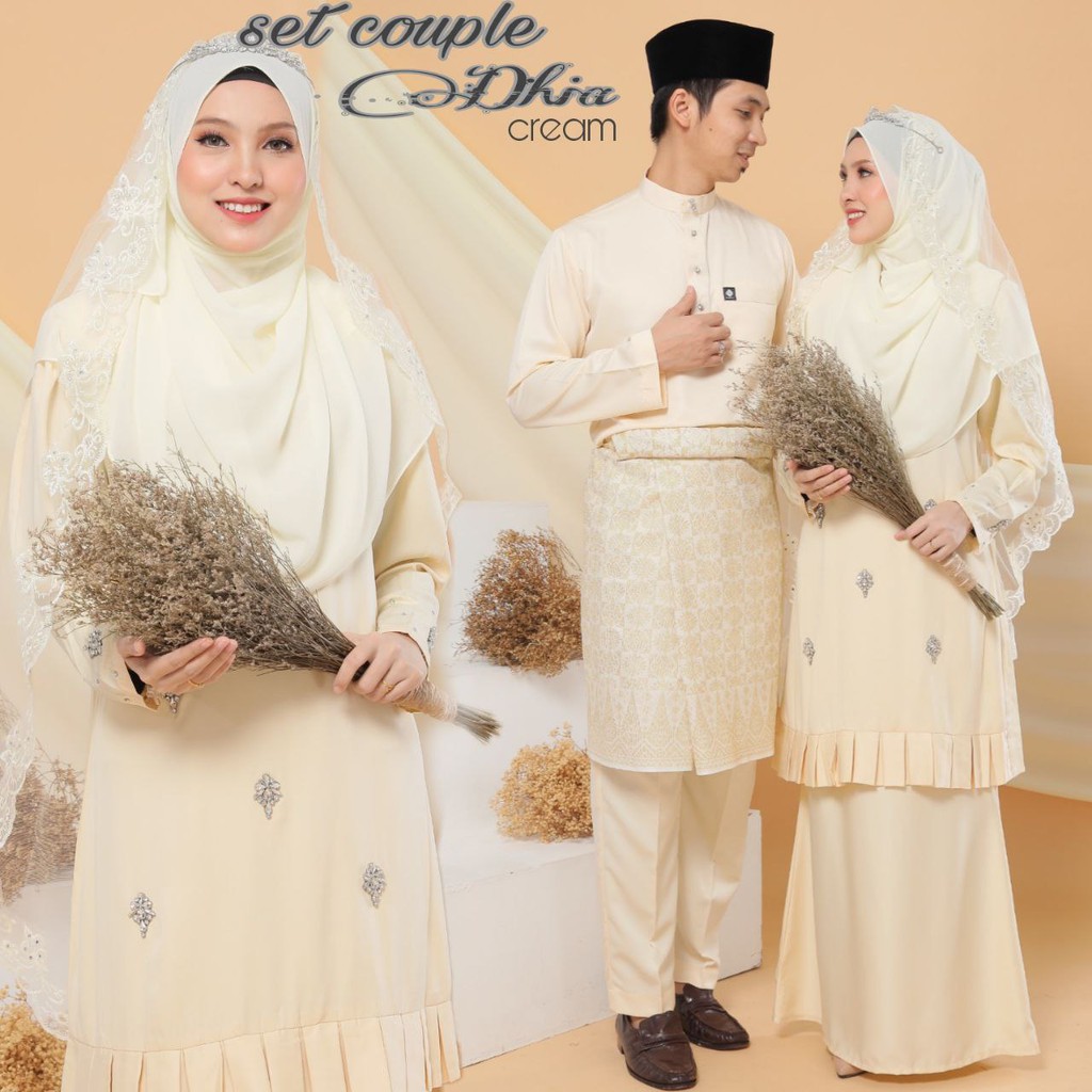 [WARNA CREAM] Set Pengantin, Kahwin, Set nikah, Set Tunang, Majlis ...