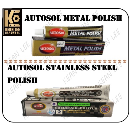 AUTOSOL METAL/ STAINLESS STEEL POLISH/ RUST REMOVER/ CLEANER/ PENGILAT ...