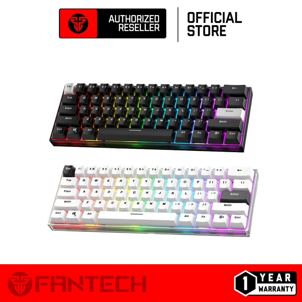 Fantech MAXFIT61 MK857 FROST Wireless Modular Mechanical Keyboard For ...