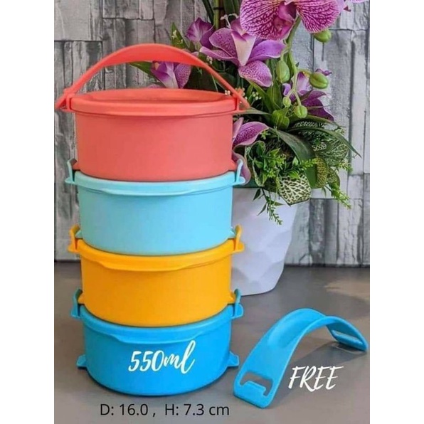 Original Tupperware Tup Tiffin Set Ready Stock | Shopee Malaysia