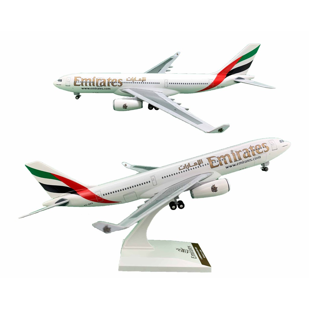 Emirates A330-200 1 : 200 Scale Model Plane | Shopee Malaysia