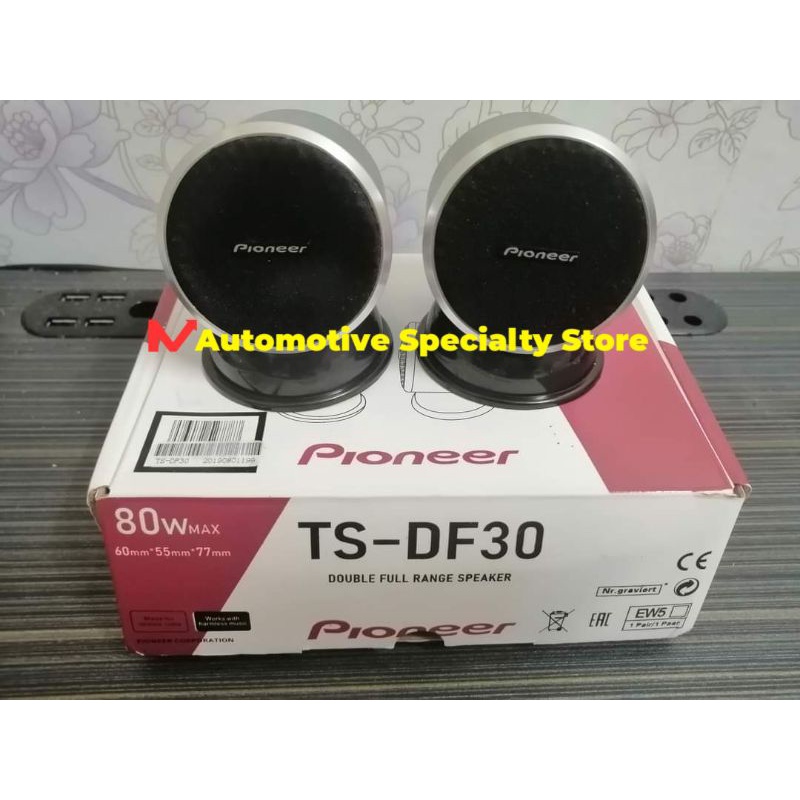Double Full Range Speaker 80watt 60mm 2inc Full Range Pioneer ts-df30 ...