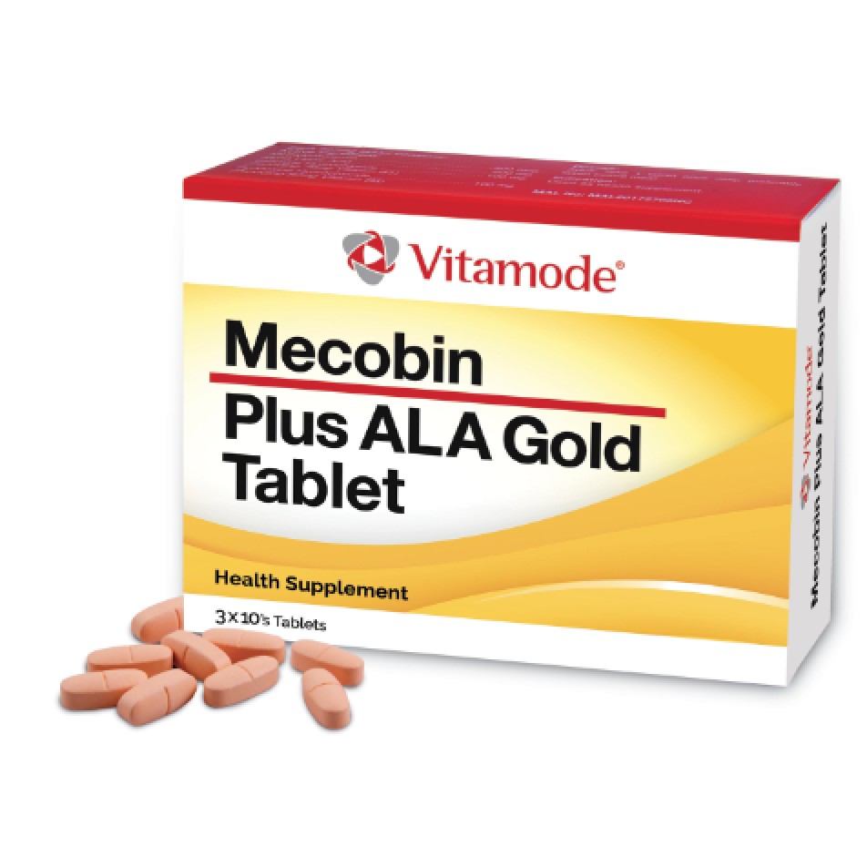 Vitamode Mecobin Plus ALA Gold Tablet | Shopee Malaysia