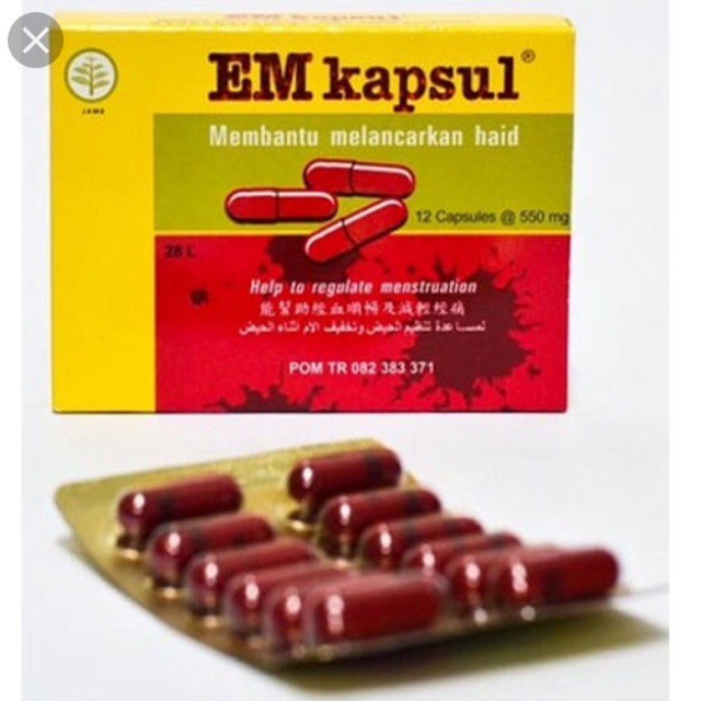EM kapsul 12 kapsul 550mg | Shopee Malaysia