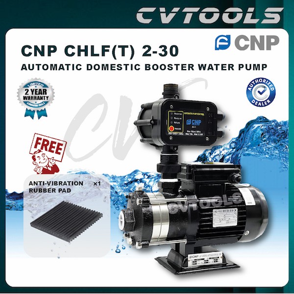 CNP CHLF(T) 2-30 Series Domestic Booster Pump | Water Pump | Home Water ...