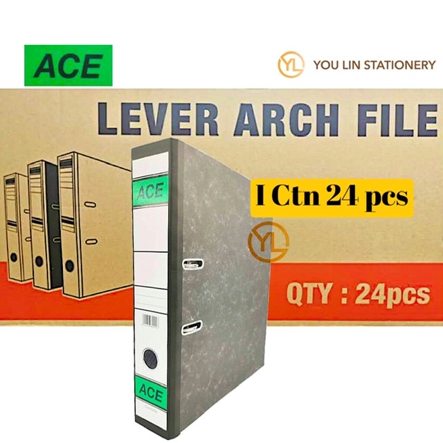 Ace Level Arch File F4 3 Inch (1 Ctn ) | Shopee Malaysia