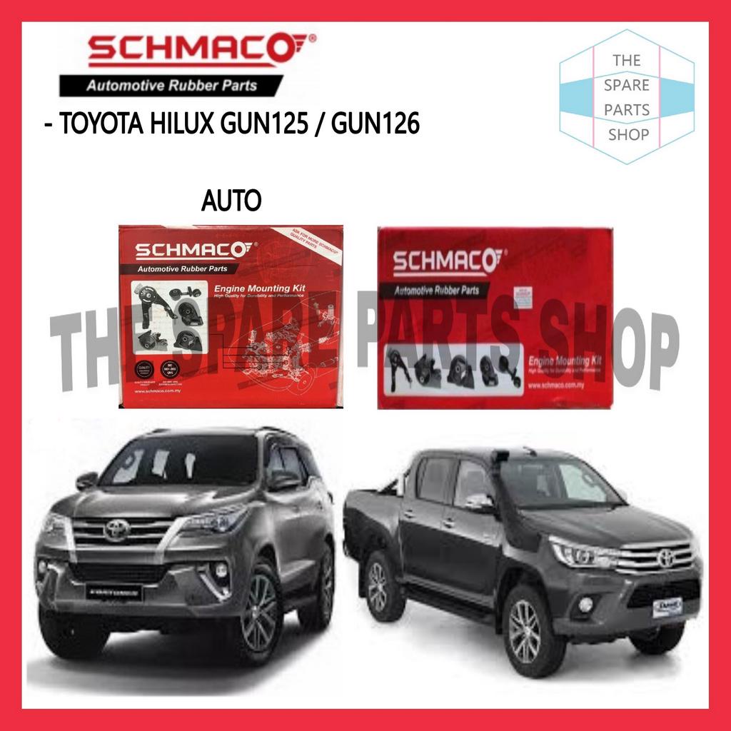 TOYOTA HILUX GUN125 GUN126 AUTO SCHMACO ENGINE MOUNTING SET (3PCS IN 1 ...