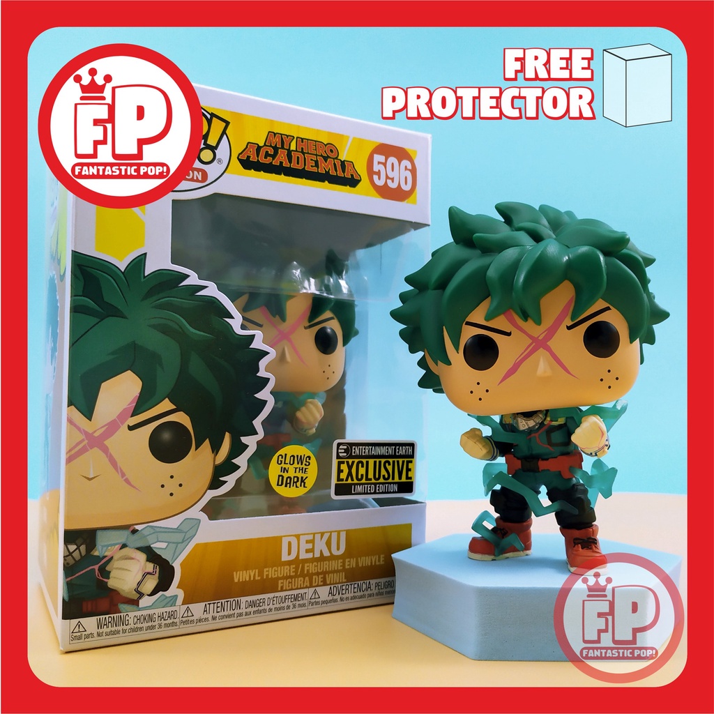 Funko POP #596 My Hero Academia Deku Full Cowl Glow Exclusive, Razors ...
