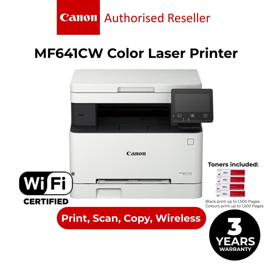 Canon Imageclass MF641CW Multifunction Wireless Color Laser Printer ...