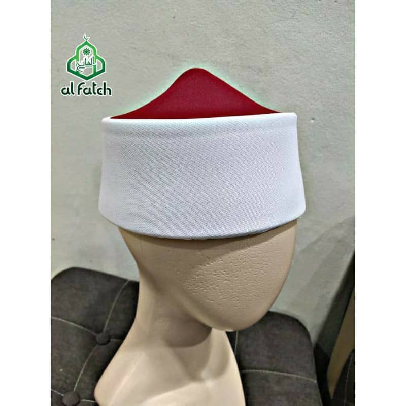 Kopiah Al Azhar (Merah/Putih & Hijau/Putih) | Shopee Malaysia