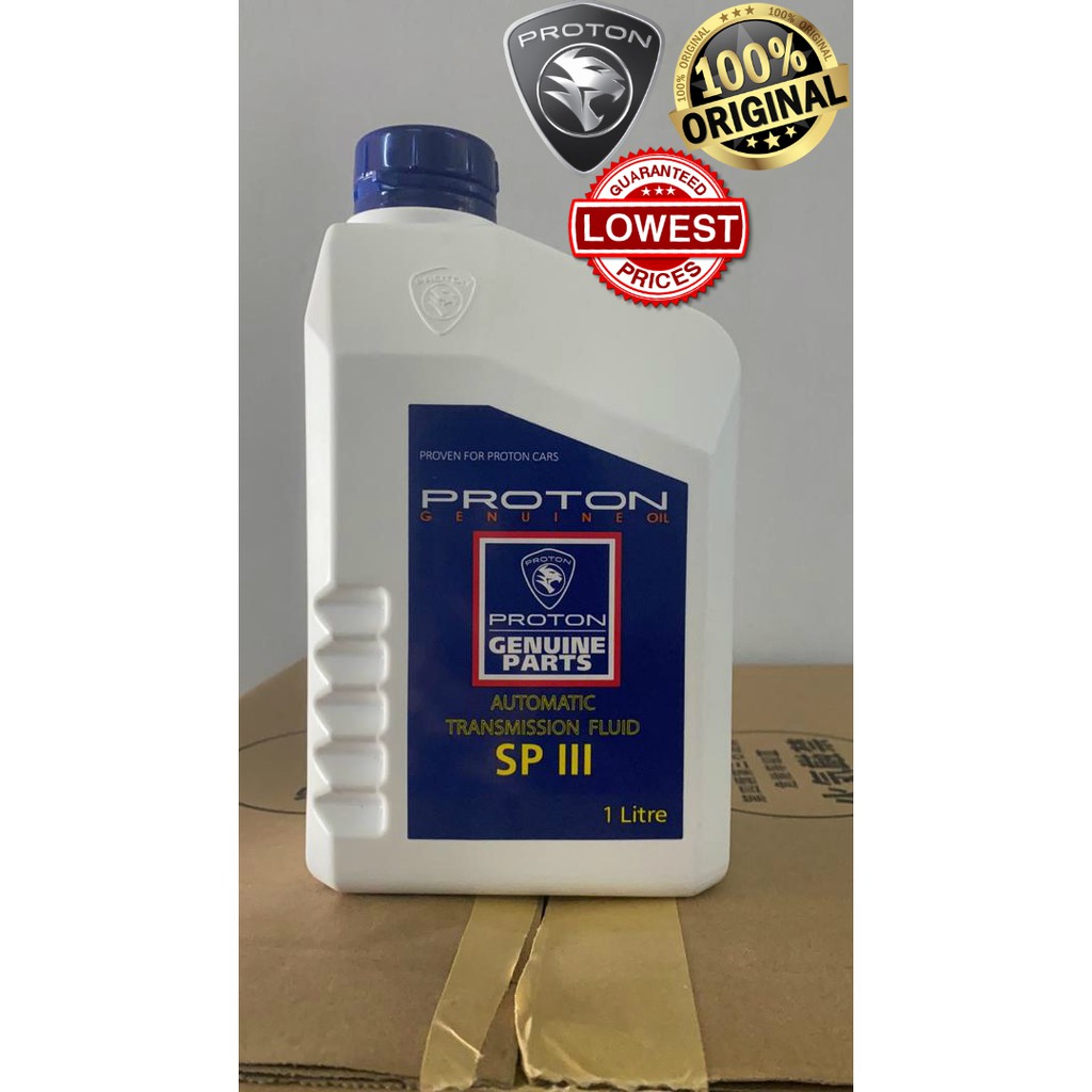 Proton SP3 ATF Fluid (1liter) 100% Original (MS991159) | Shopee Malaysia