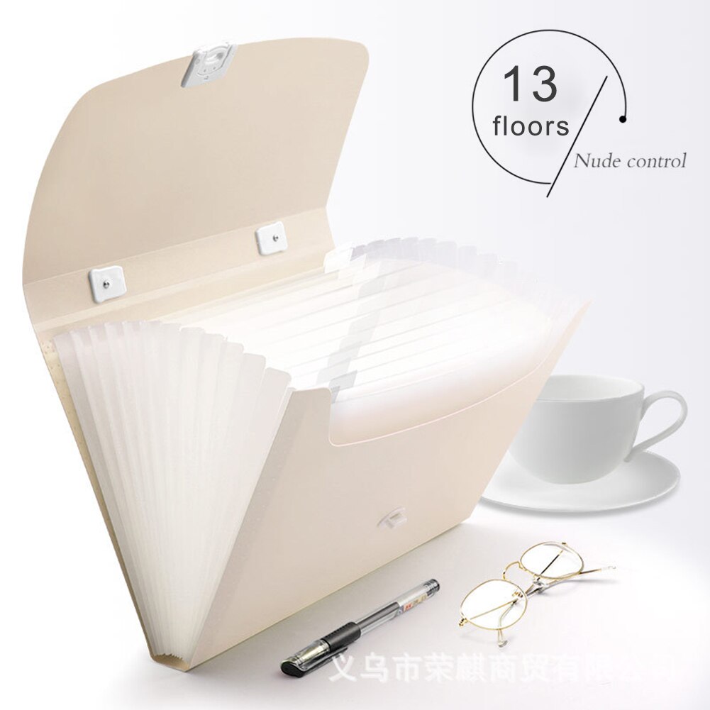 File Folder 13 Grids Office Document Folder A4 size Paper File Folder ...