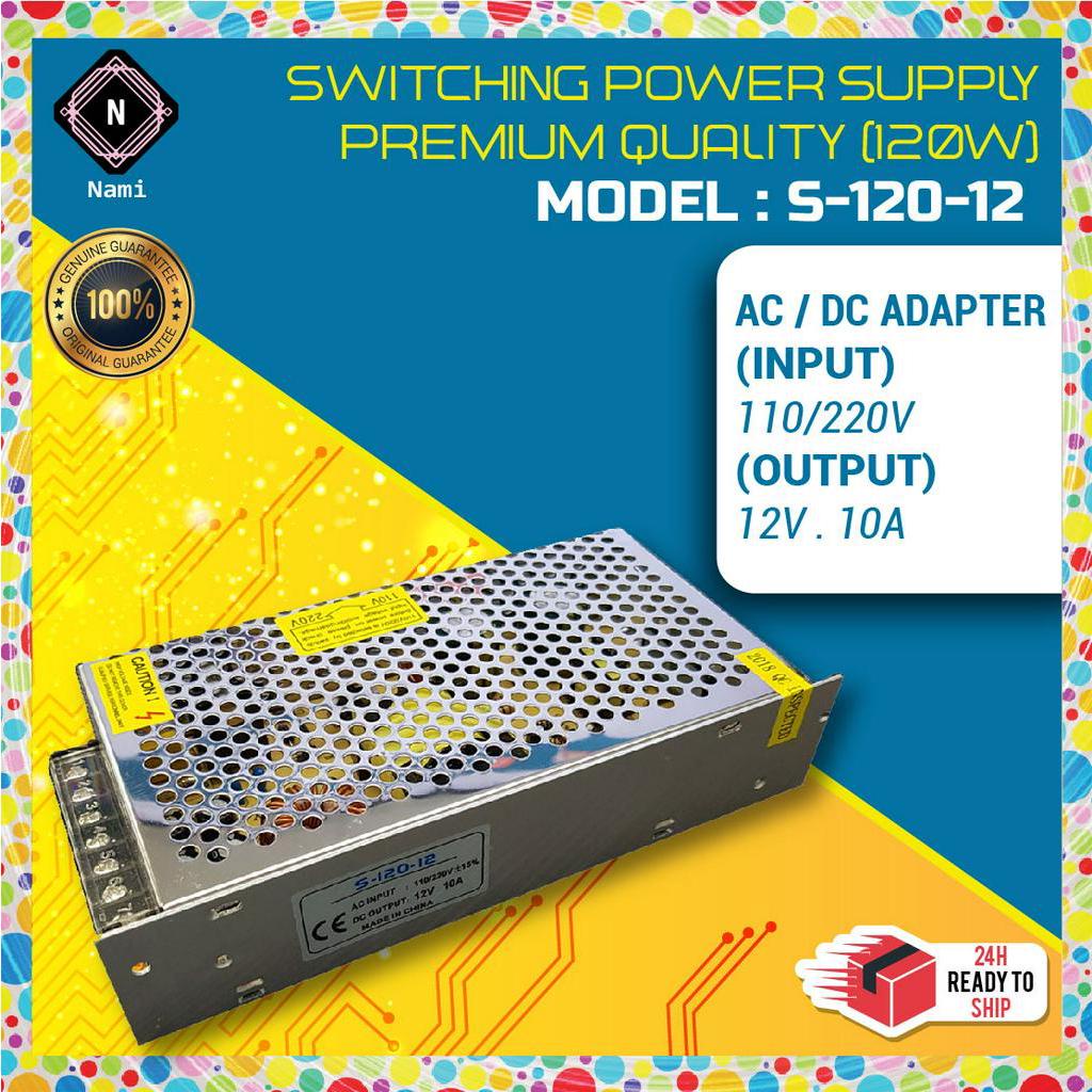 12V 10A Switching Power Supply 120W Premium Quality | Shopee Malaysia