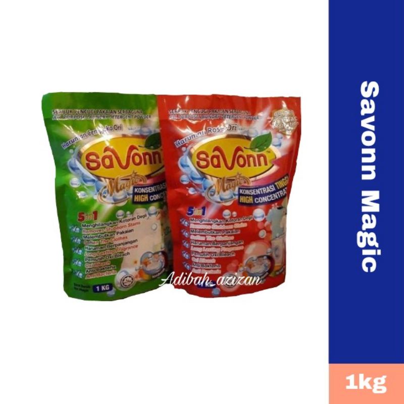 SAVONN MAGIC / SAVON MAGIC SABUN PENCUCI PAKAIAN (SHP0052 SM) | Shopee ...