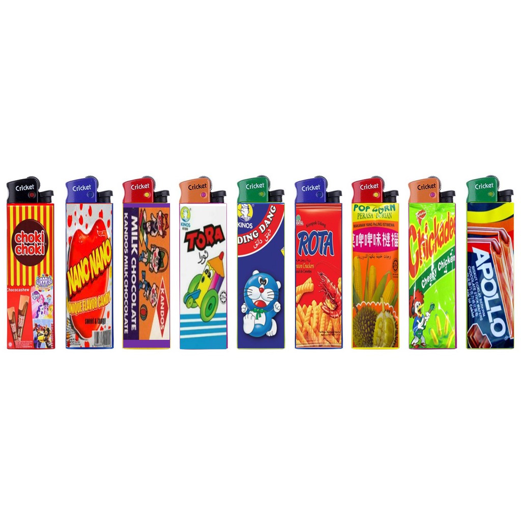 JAJAN BUDAK DULU DULU SPECIAL 9 PCS LIMITED EDITION CUSTOM LIGHTER ...