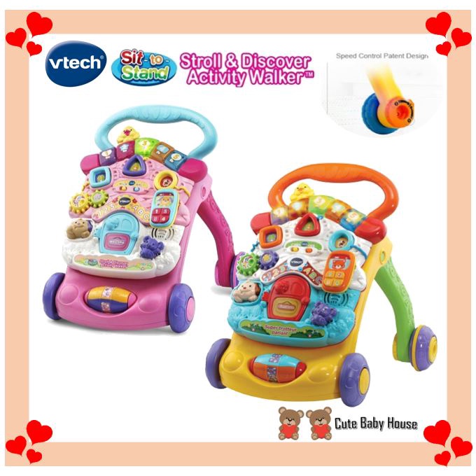 Vtech Sit To Stand Stroll & Discover Activity Walker | Shopee Malaysia