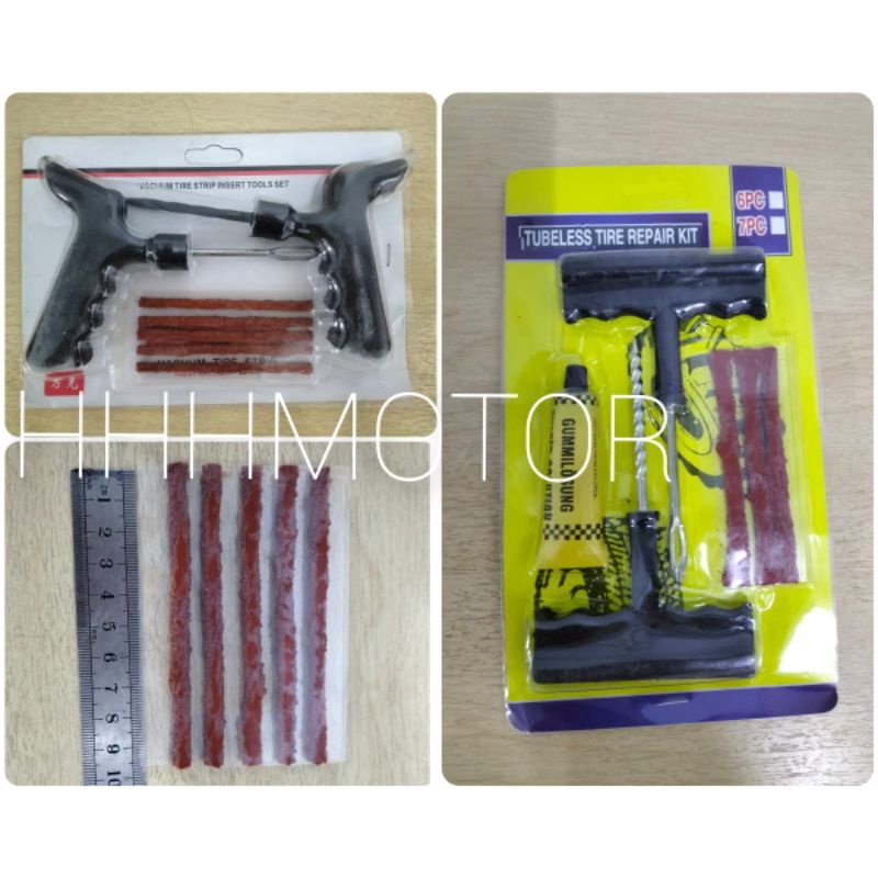 TYRE REPAIR KIT CACING TAYAR TUBELESS MOTOR TUBELESS TIRE REPAIR KIT ...
