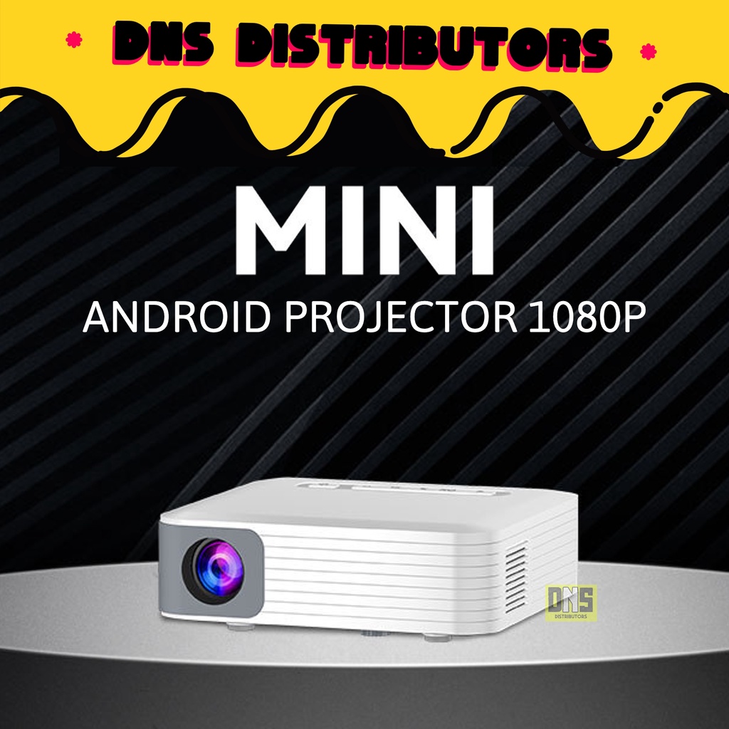 DNS Mini Projector 1080P Wireless WiFi Projector Smartphone Screen Sync ...