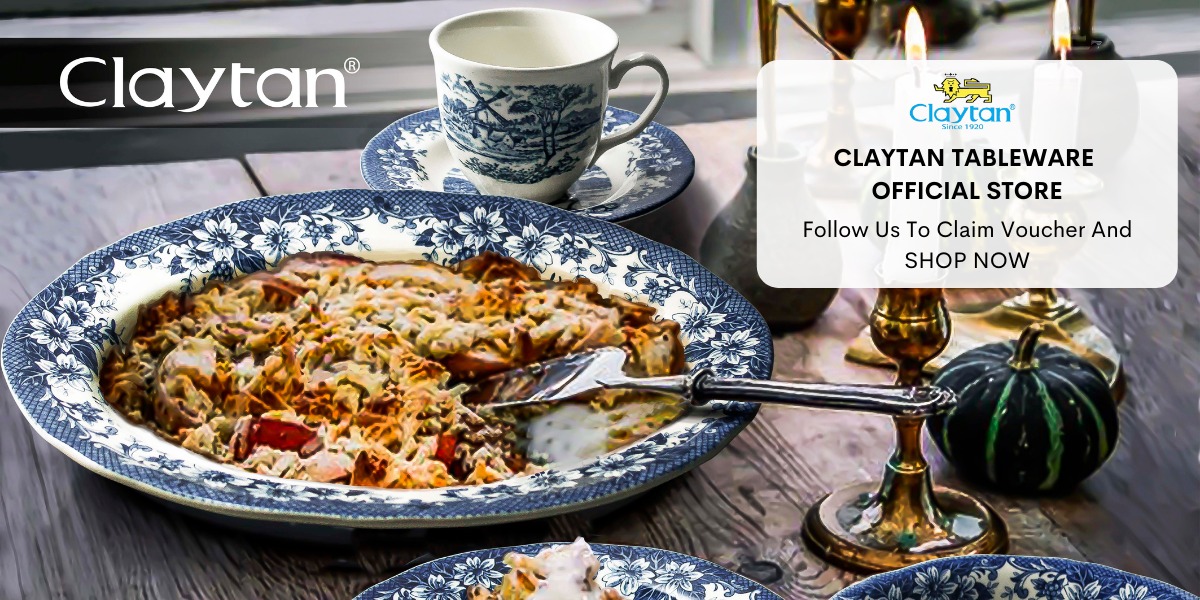 Claytan Tableware Official Store Online, March 2023 | Shopee Malaysia