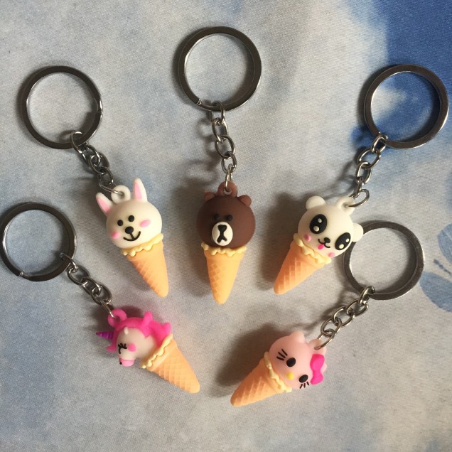 **Ice Cream key chain door gift souvenir | Shopee Malaysia