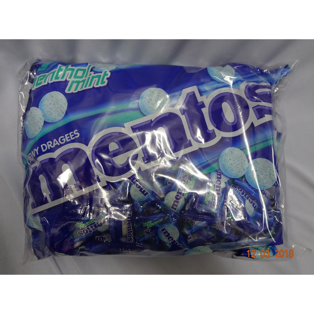 330 Pcs Mentos Menthol Mint Chewy Dragees (LOCAL READY STOCKS) | Shopee ...