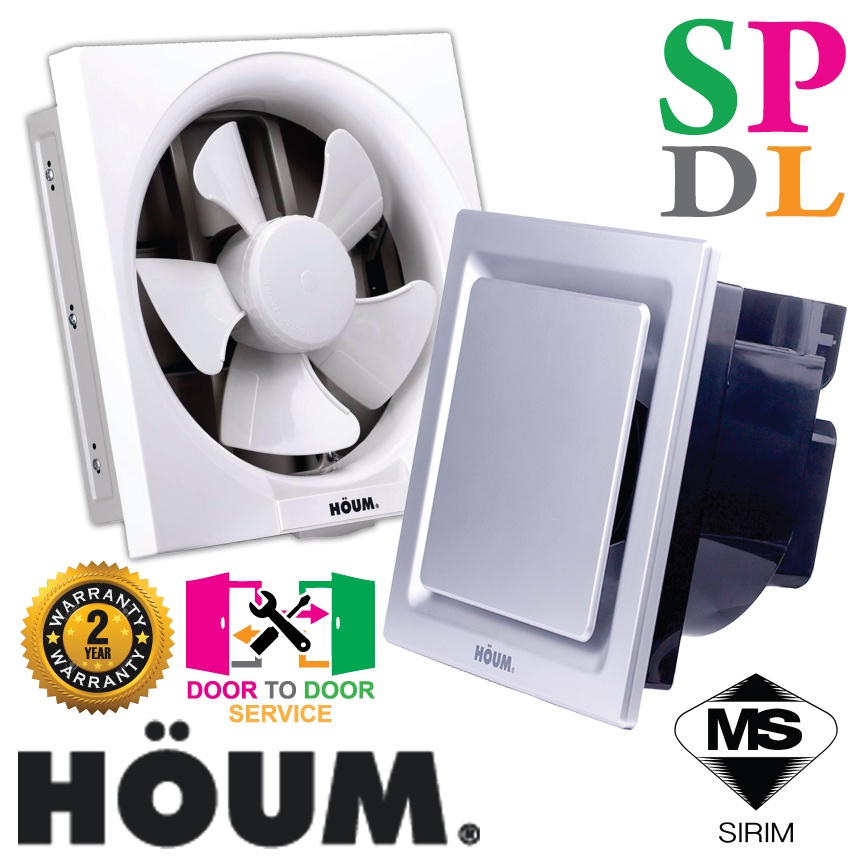 HOUM Wall Ceiling Mounted Ventilation Fan / Exhaust Fan | Shopee Malaysia