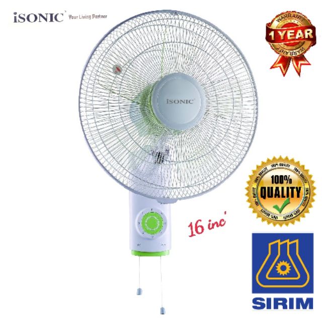 iSONIC Wall Fan CTF-WF16A 16inc 5Blade | Shopee Malaysia