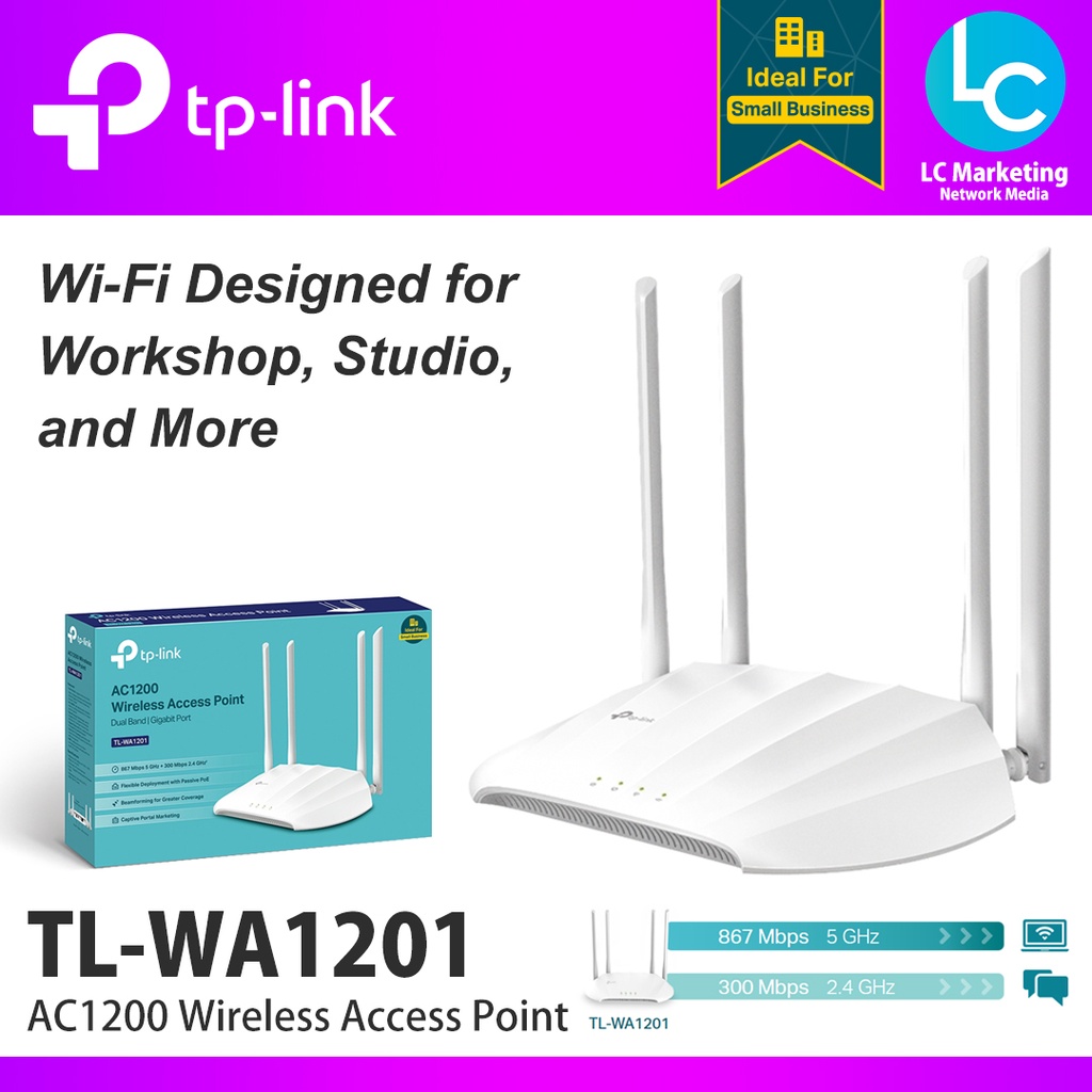 TP-Link TL-WA1201 AC1200 Wireless Access Point - 3 Years Warranty ...