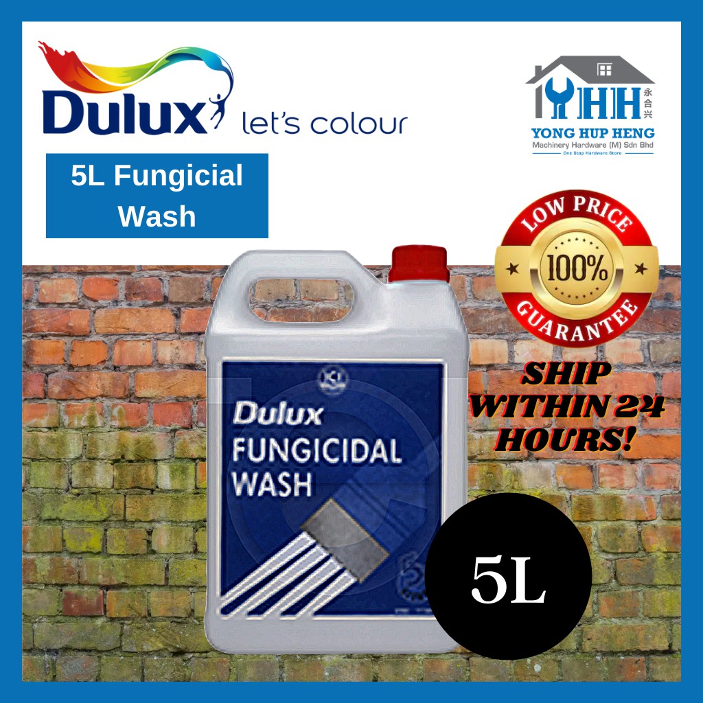 5LT Dulux Fungicidal Wash / anti fungus wash Preparation for Interior ...