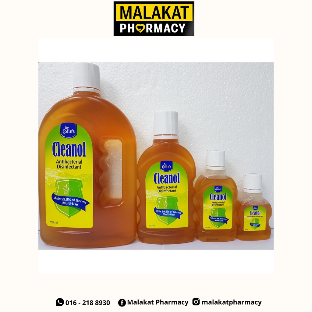 Cleanol Antiseptic 50ml, 100ml, 250ml & 750ml | Shopee Malaysia