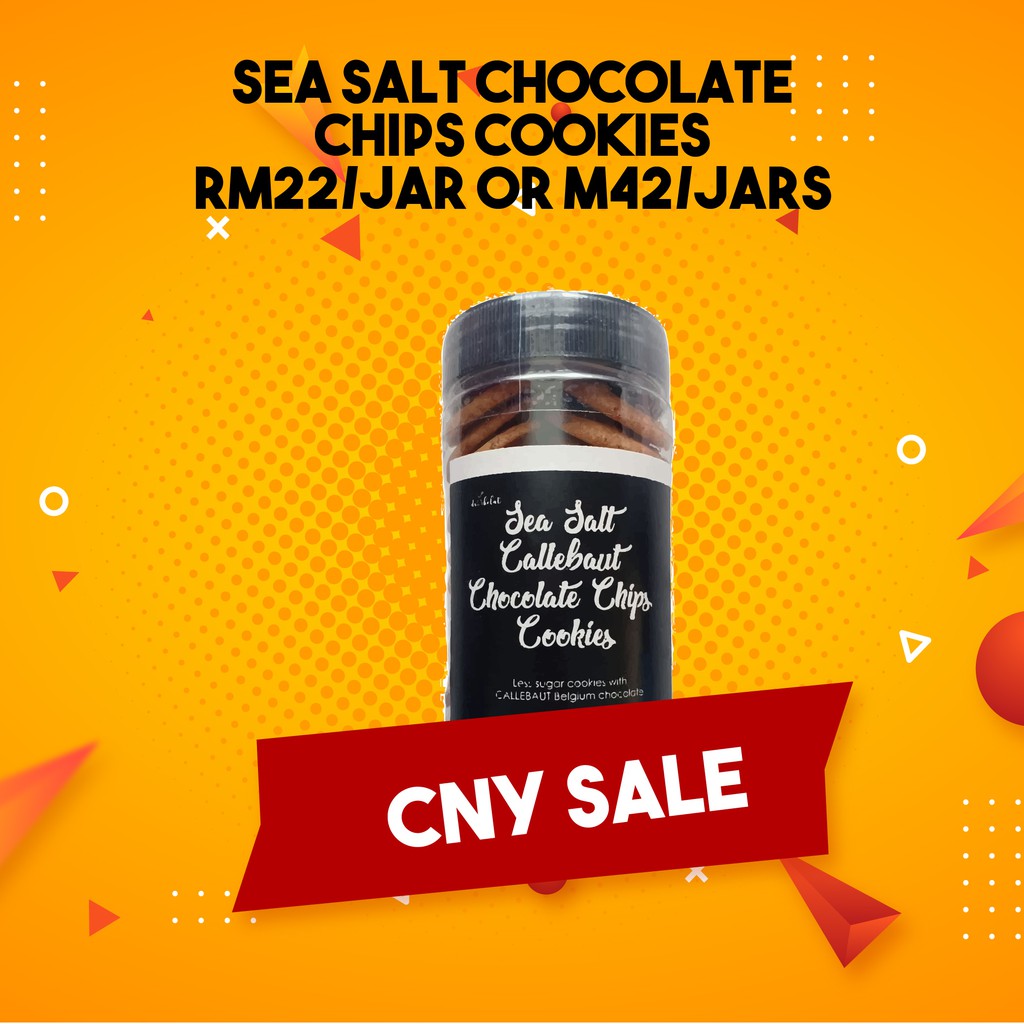Sea Salt Chocolate Chips Cookies! Crunchy / Callebaut / Belgium ...
