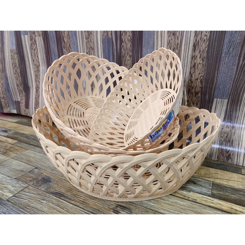 Fruit Basket / Egg Basket / Bakul Buah / Bakul Telur (PIECE) | Shopee ...
