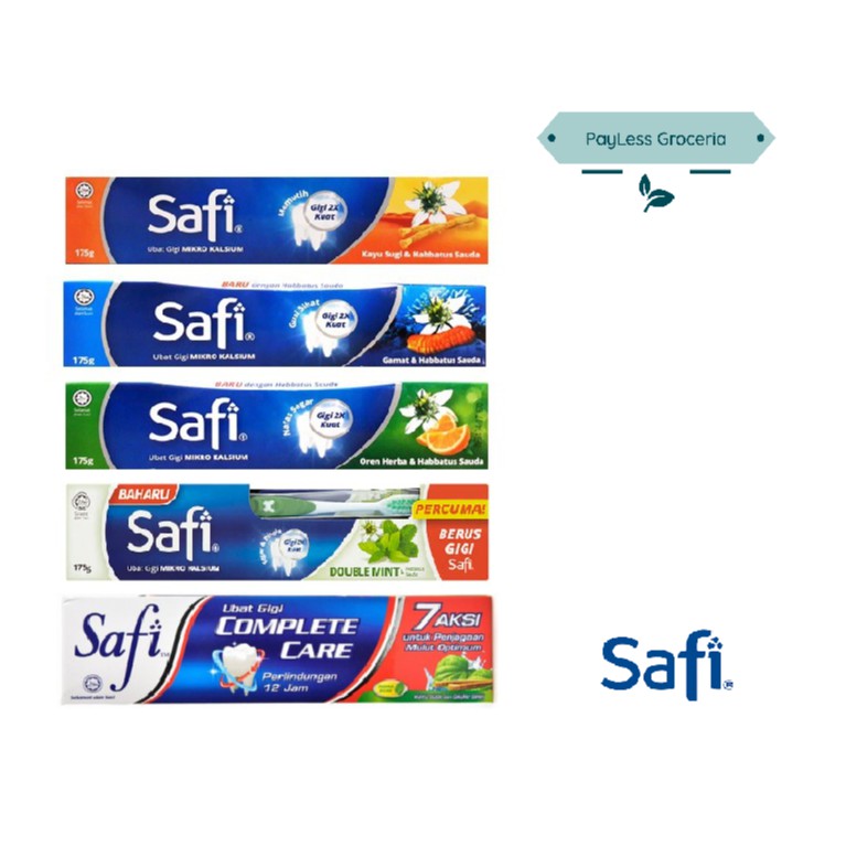Safi Toothpaste / Ubat Gigi 175g | Shopee Malaysia