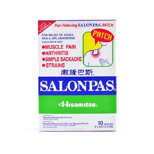 SALONPAS PATCH 10's (Pain Relief Patch) | Shopee Malaysia