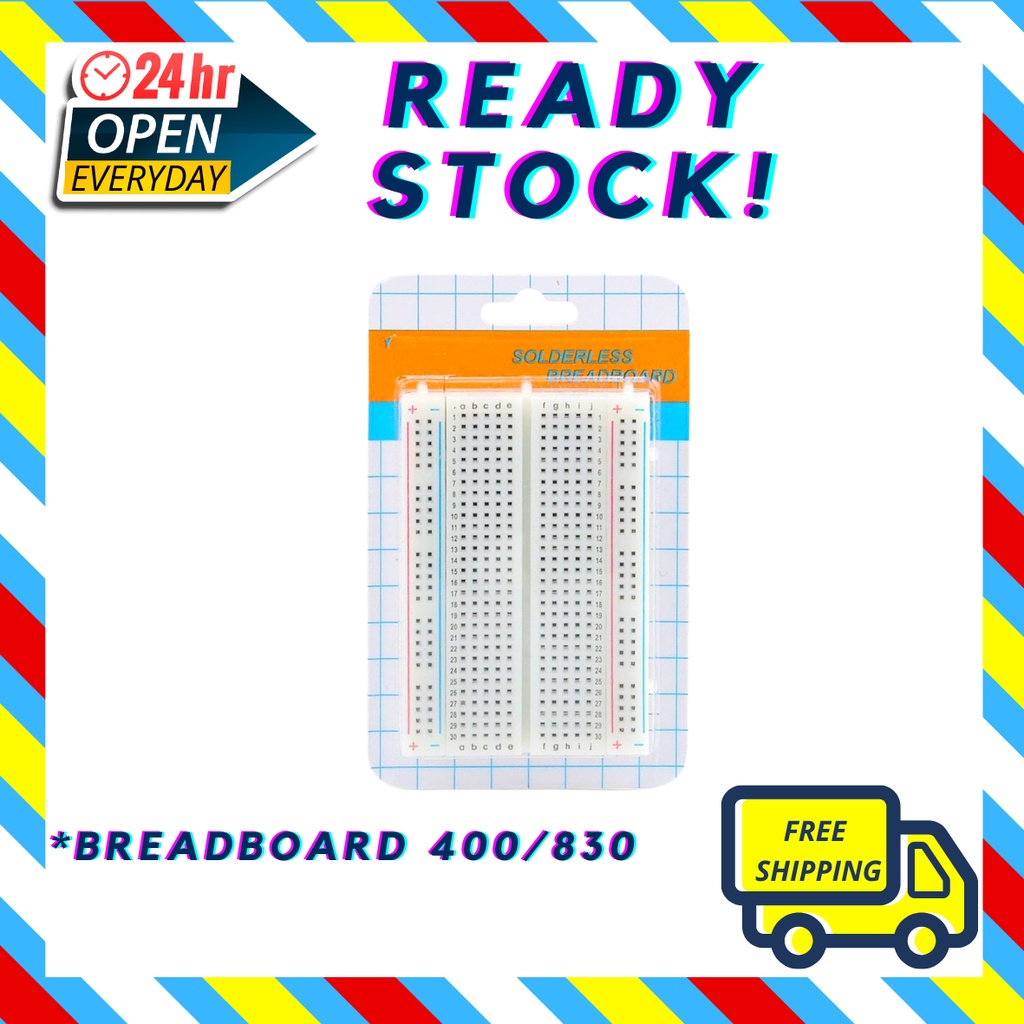 Breadboard 830 Bread Board 400 Electronics Breadboard MB102 High ...