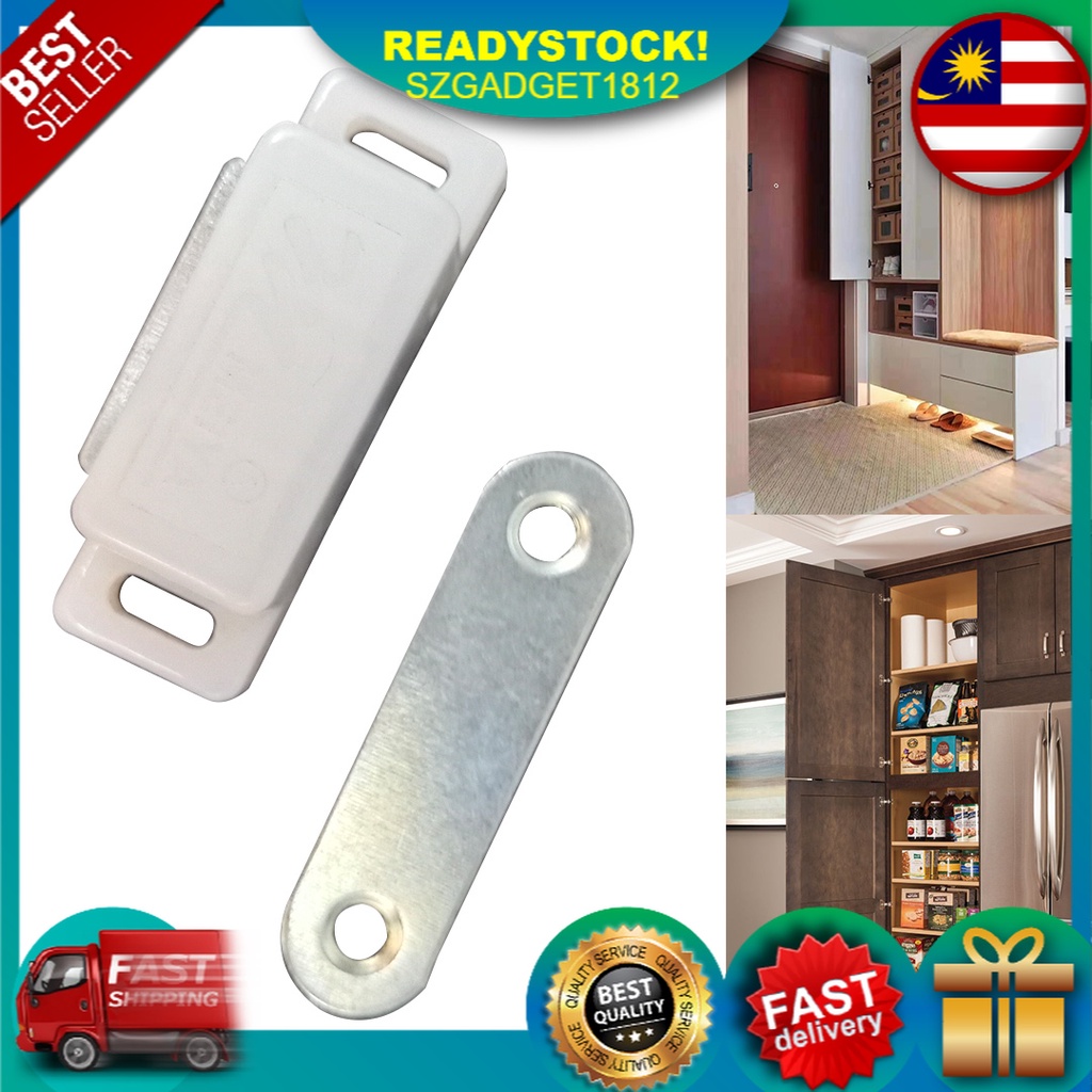 Magnet Pvc Door Magnetic Catch Besi Pelekat Pengunci Pintu Almari Laci ...