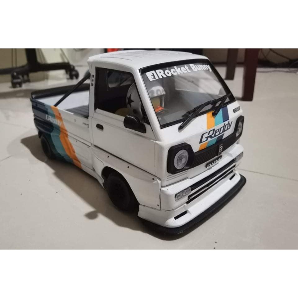 WPL D12 Drift Project Naughty Dragon Body Kit By OreoLai, 54% OFF