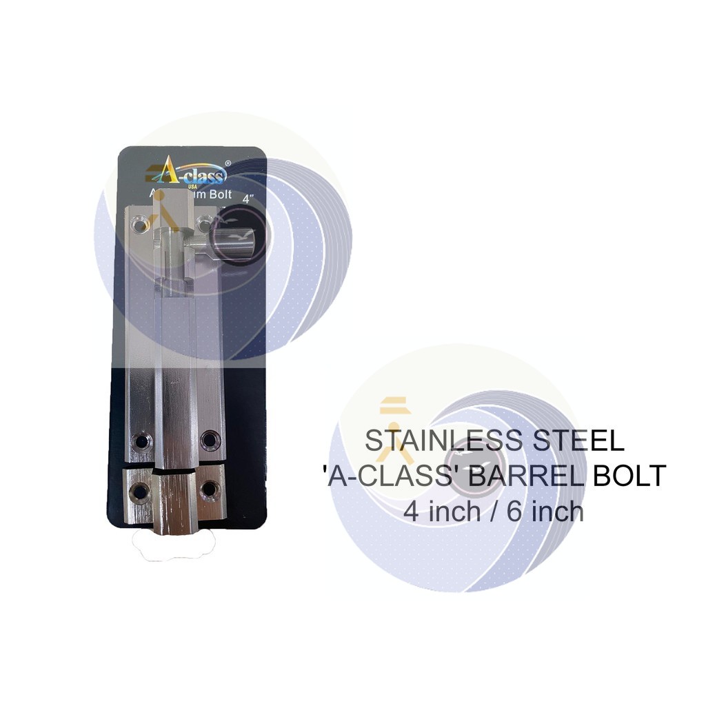 [ 1 UNIT ] A-Class Stainless Steel Door Latch With Screws Set Tower ...