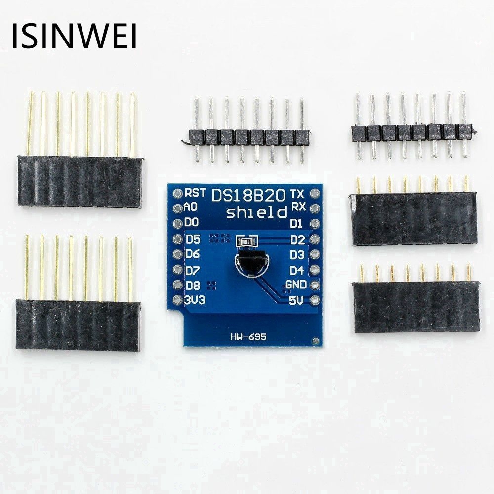 Ds18b20 temperature sensor shield wemos d1 mini d1 mini pro esp nodemcu ...