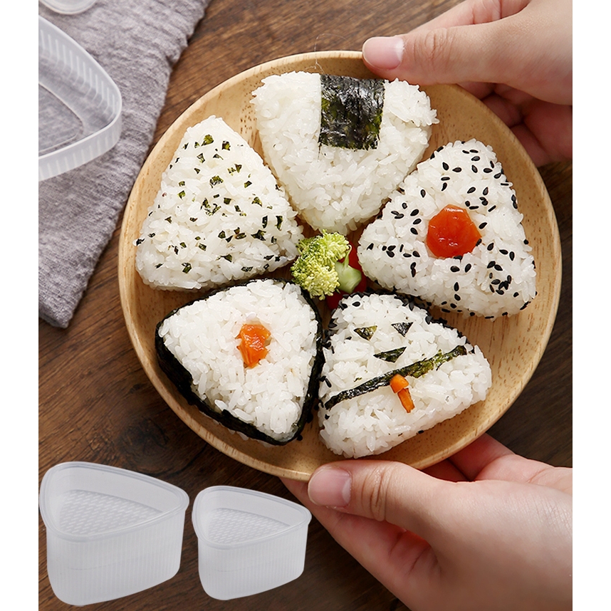 DIY Triangle Rice Ball Mold 2pcs 19440 | Shopee Malaysia