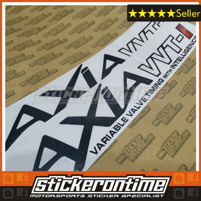 Perodua vvti side door car sticker vvt-i Perodua | Shopee Malaysia