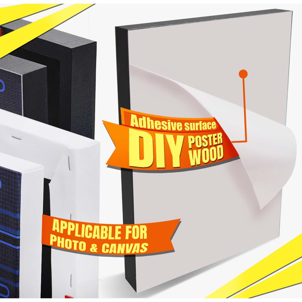 DIY 2 in 1 Poster Wood Frame For Photo Poster And Canvas Picture Paint ...