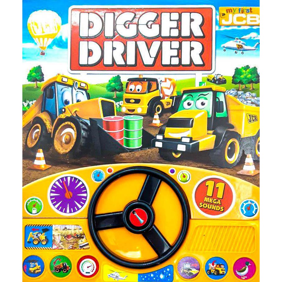 (BX) Steering Wheel Jcb My First Jcb Digger Driver (ISBN: 9781785574467 ...