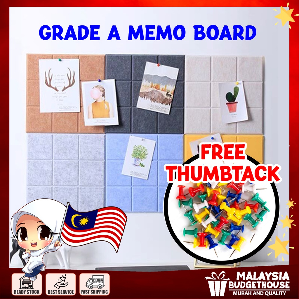 Memo Board | Board Memo | Memo Notice Board |Papan Notis Dinding |Wall ...