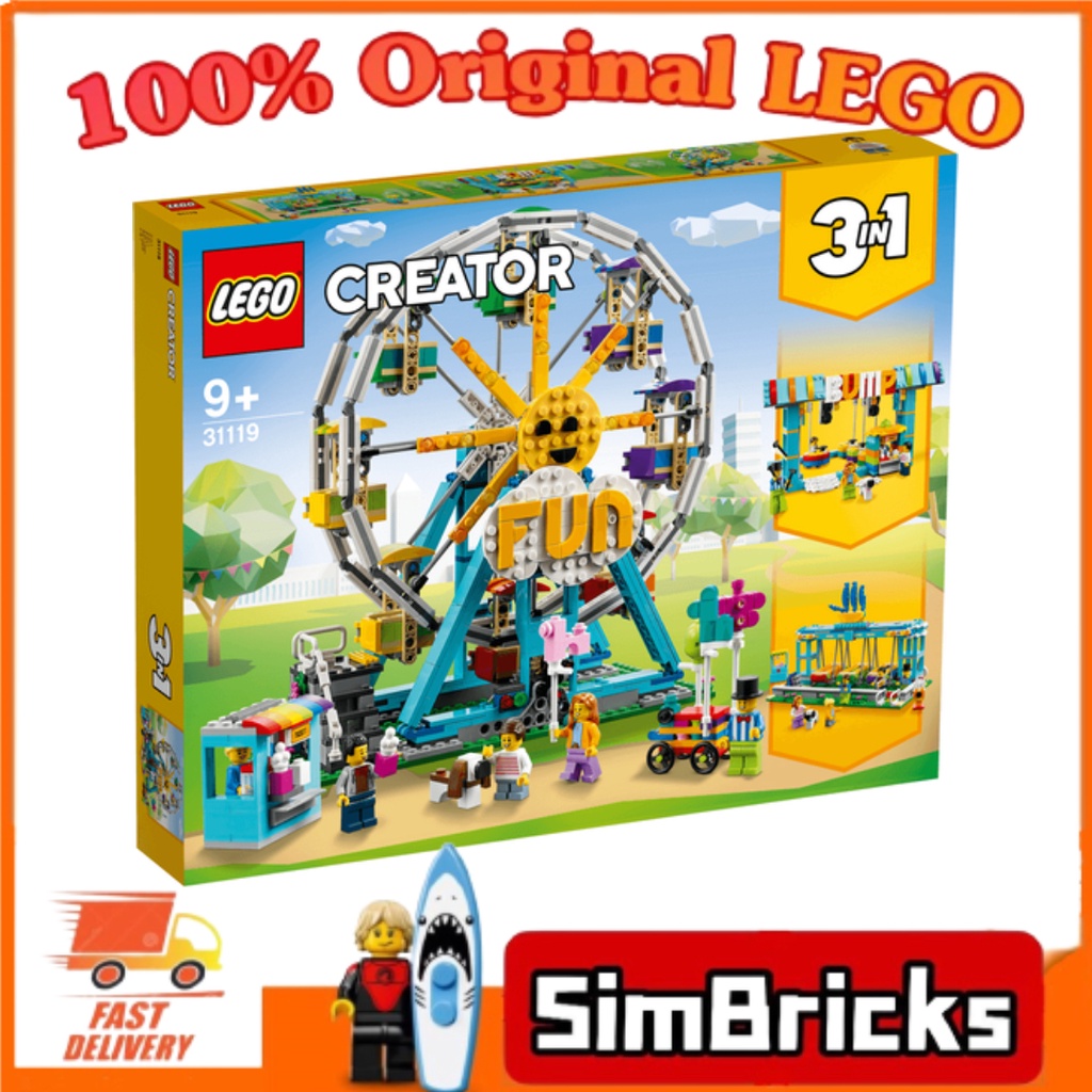(SimBricks) LEGO 31119 Creator 3in1 Ferris Wheel | Shopee Malaysia