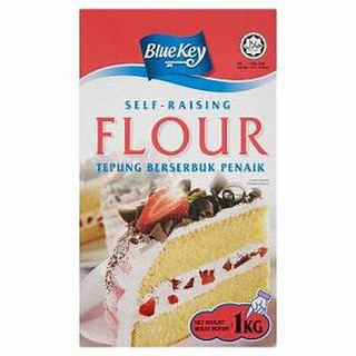 Tepung Blue Key/ self rising & superfine superwhite Flour 1KG | Shopee ...