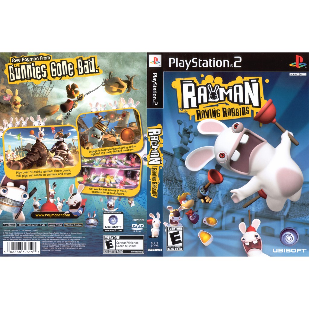 PS2 rayman raving rabids | Shopee Malaysia