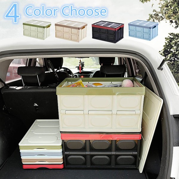 [ECTAKE] Multi-functional 30L/56L/70L Foldable Storage Bin Stackable ...